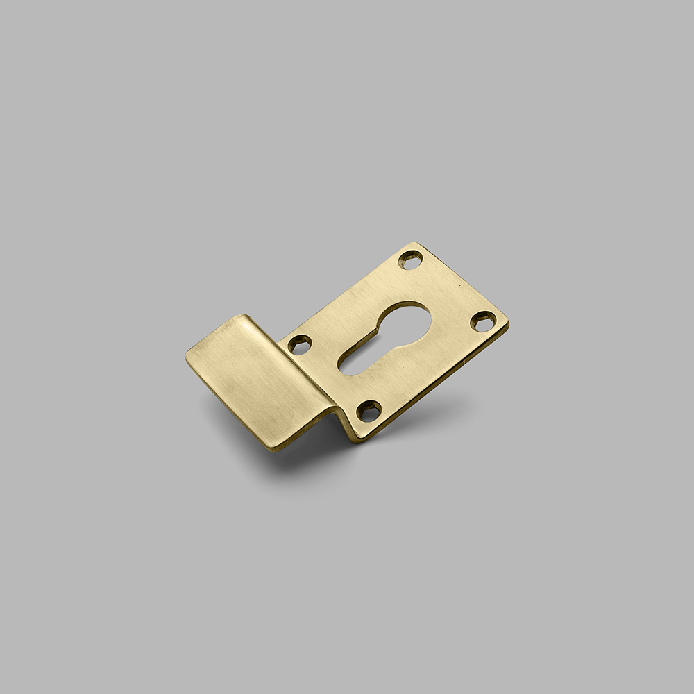 Pull handle w/ pz cylinder - PVD brass | Knud Holscher collection | d line